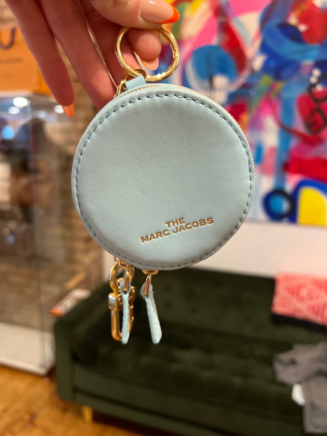 Marc Jacobs Pale Blue Wallet – Siopaella Designer Exchange