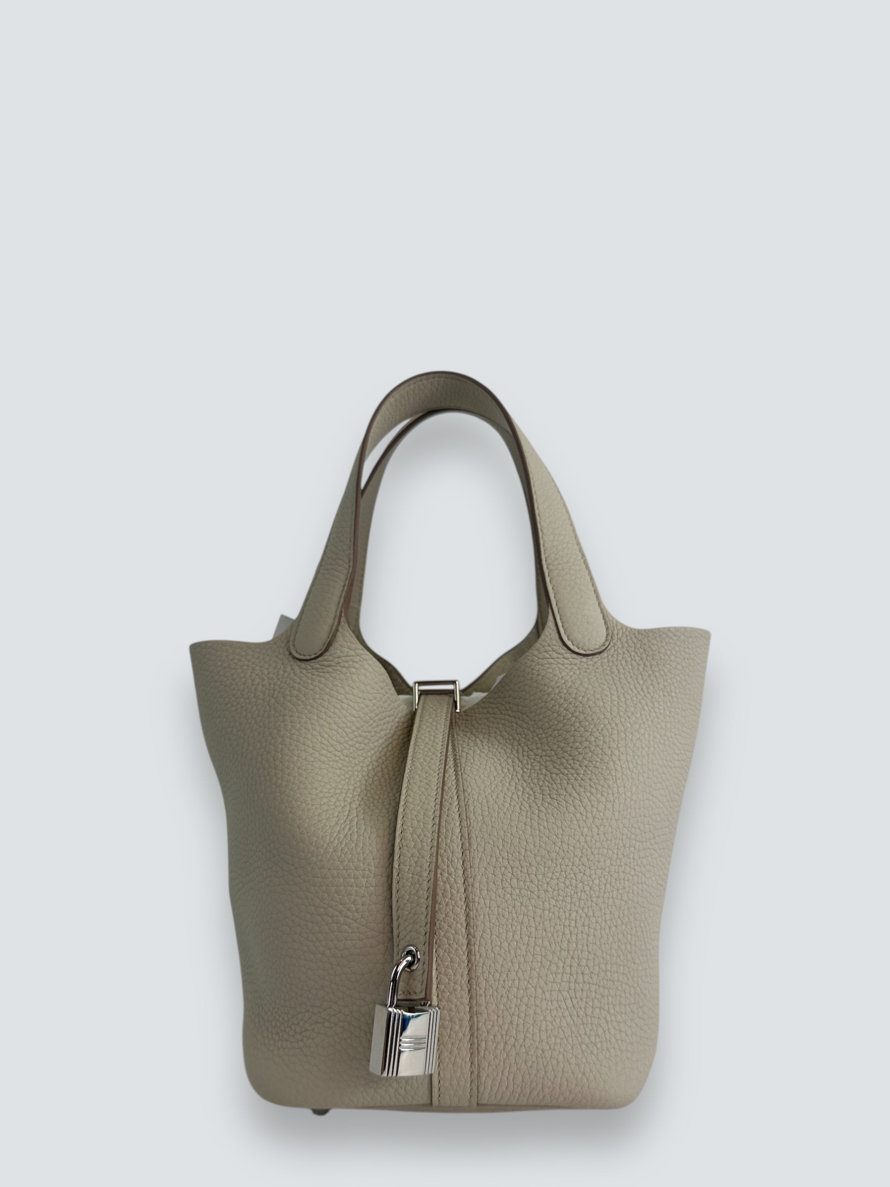 Hermès Chalk Leather Picotin 18 – Siopaella Designer Exchange