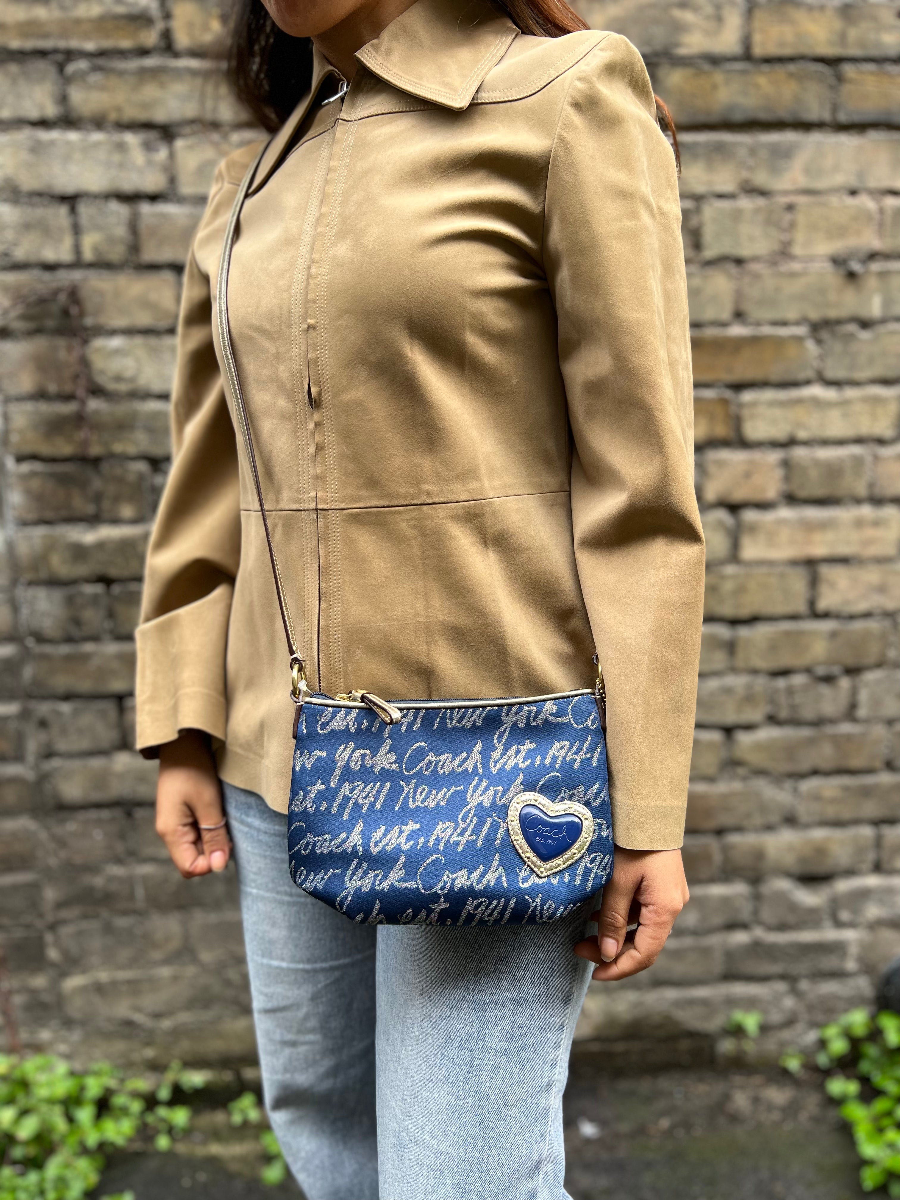 Coach Blue Handbag – Siopaella Designer Exchange