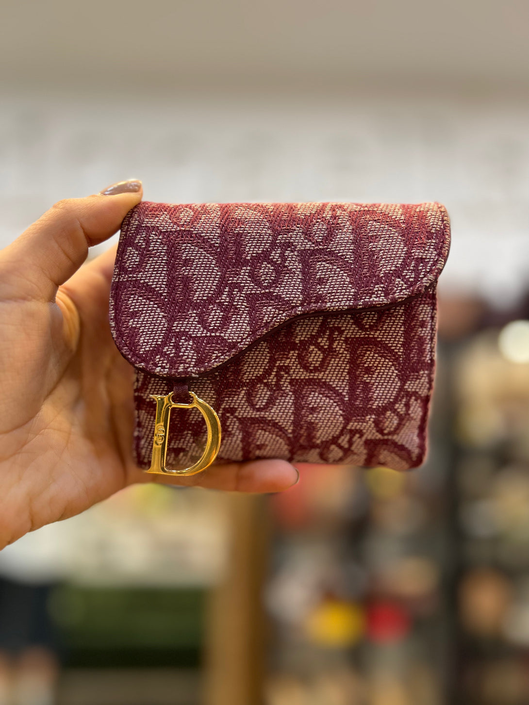 Christian Dior Maroon Handbag – Siopaella Designer Exchange