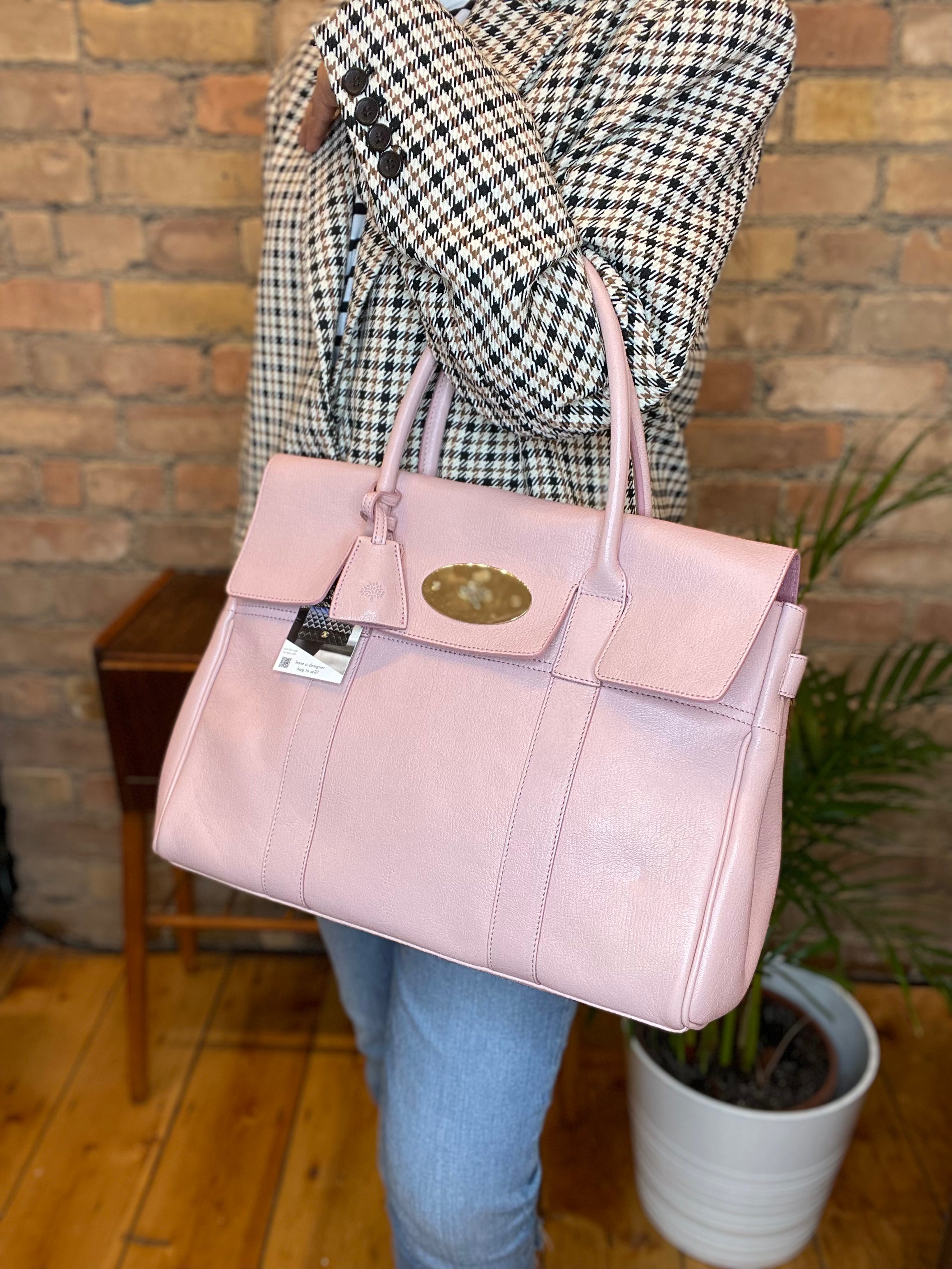 Mulberry Peach Bayswater Handbag – Siopaella Designer Exchange