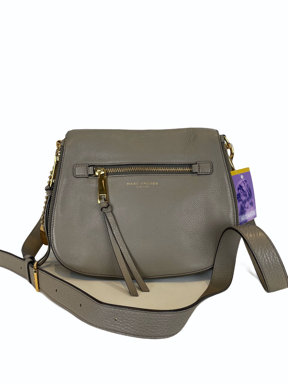 Marc Jacobs Large Grey 'Recruit' Crossbody Bag - As Seen on Instagram ...