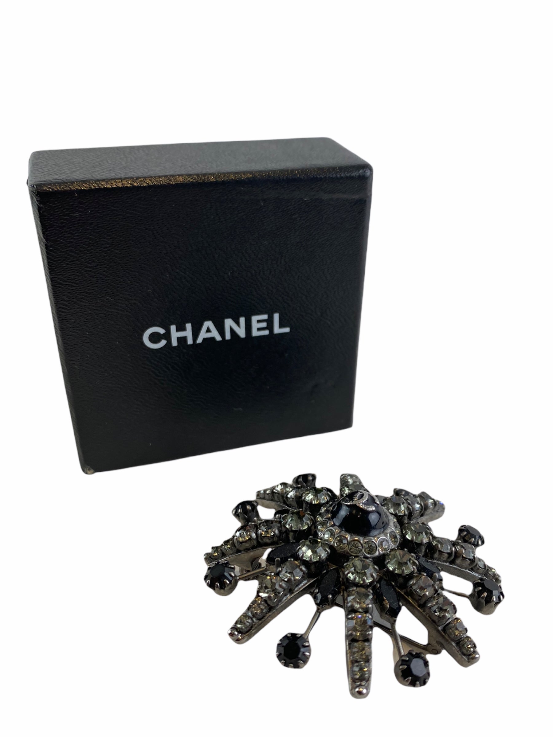 Chanel Black Stone Brooch – Siopaella Designer Exchange