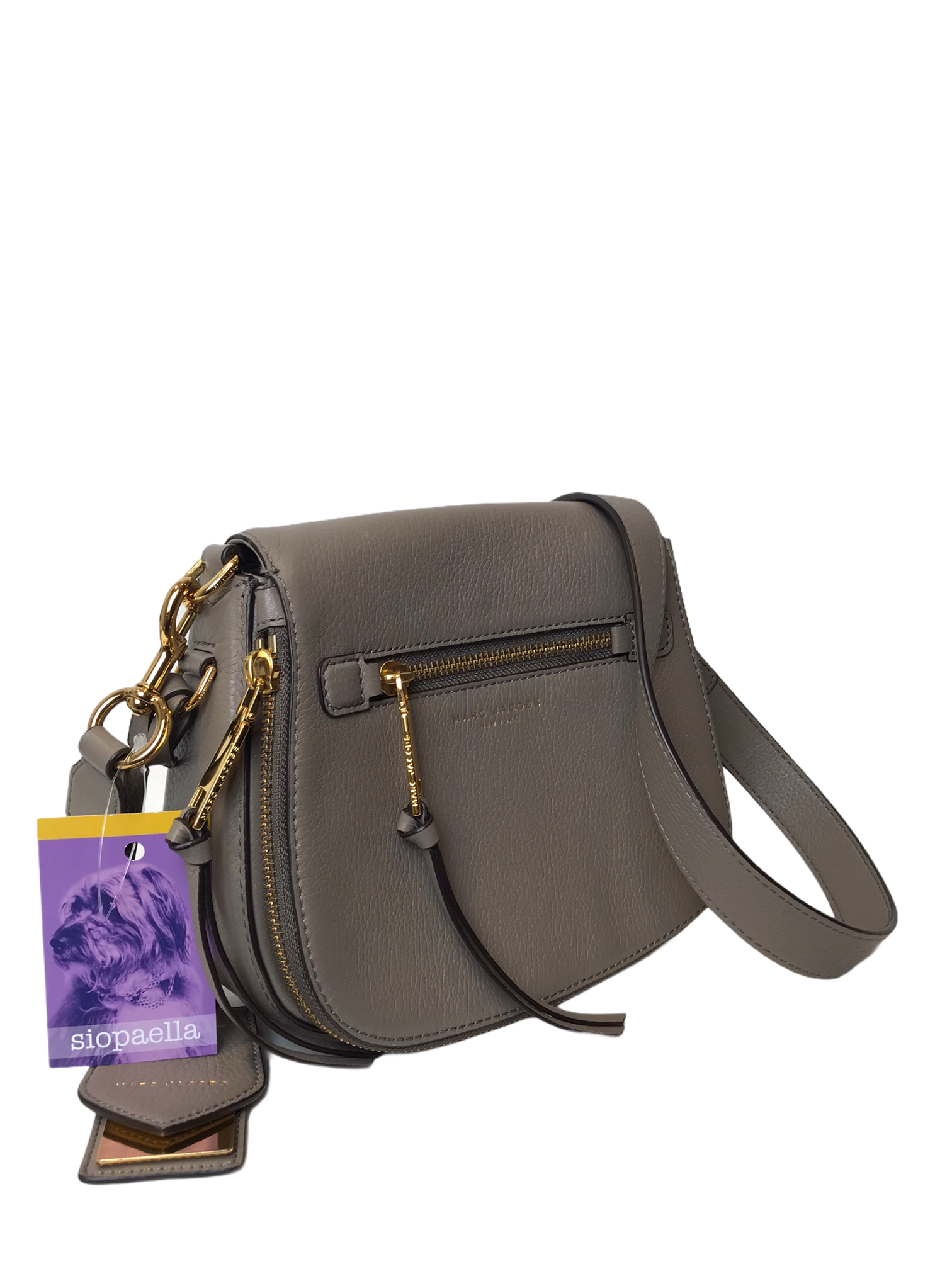 Marc Jacobs Taupe Grey Small “Recruit” Crossbody Bag - As Seen on Inst ...