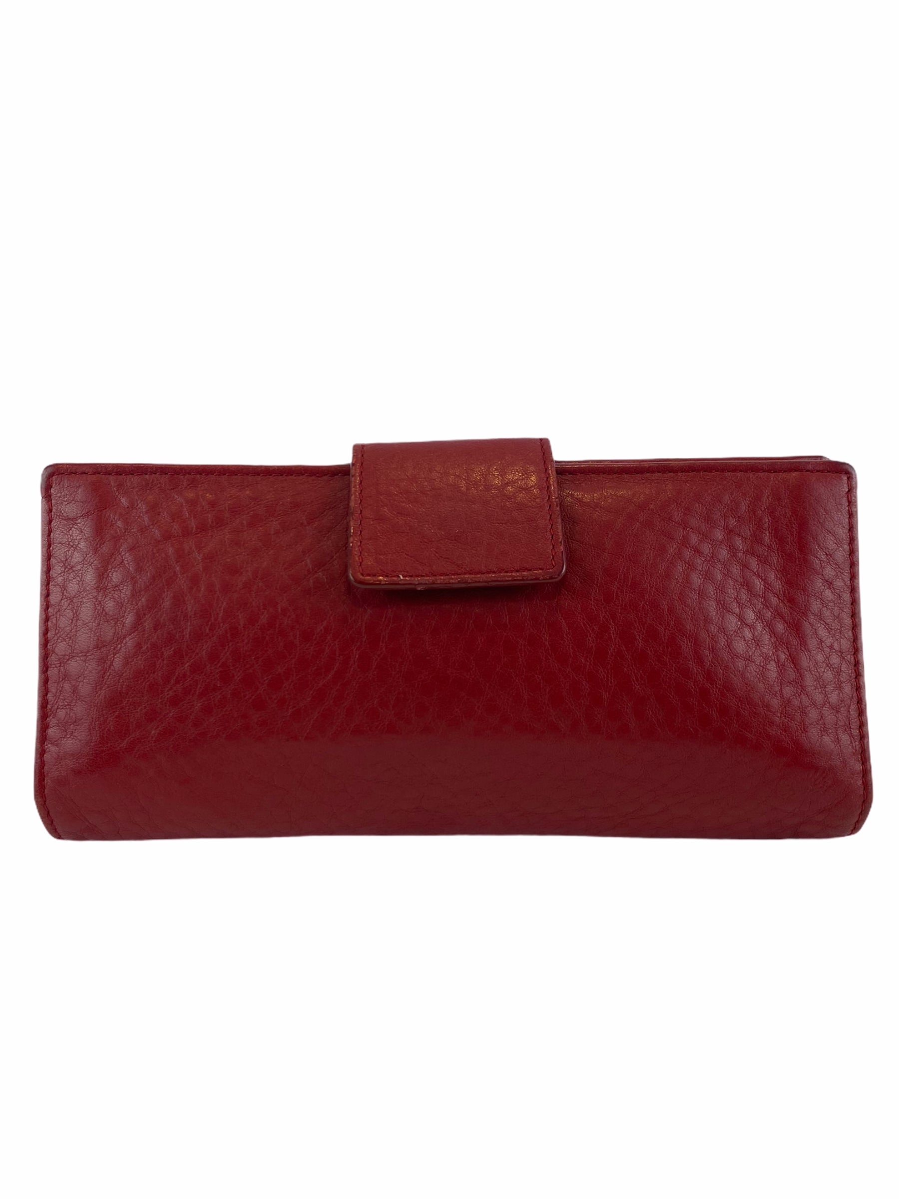 Mulberry Red Leather Wallet – Siopaella Designer Exchange