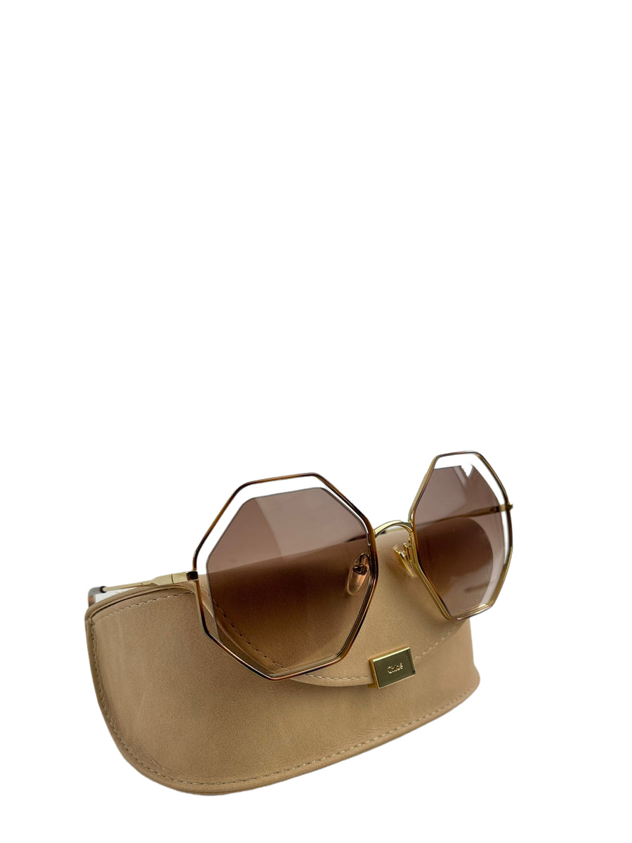 Chloe Octagon Floating Lens Sunglasses – Siopaella Designer Exchange