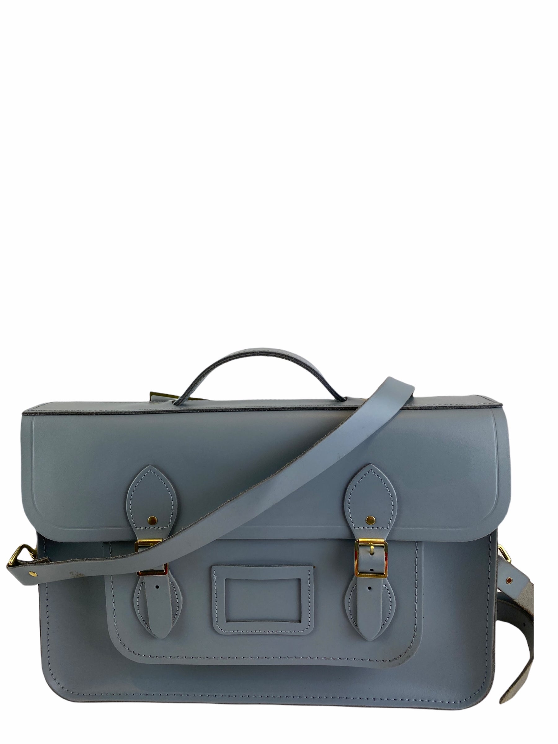 Cambridge Satchel Co Baby Blue Leather Satchel – Siopaella Designer ...
