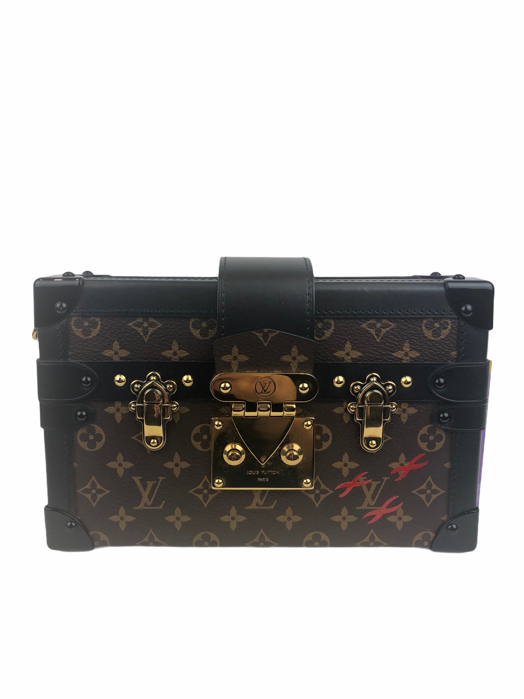 Louis Vuitton "Petite Malle" Mini Trunk Crossbody – Siopaella Designer ...