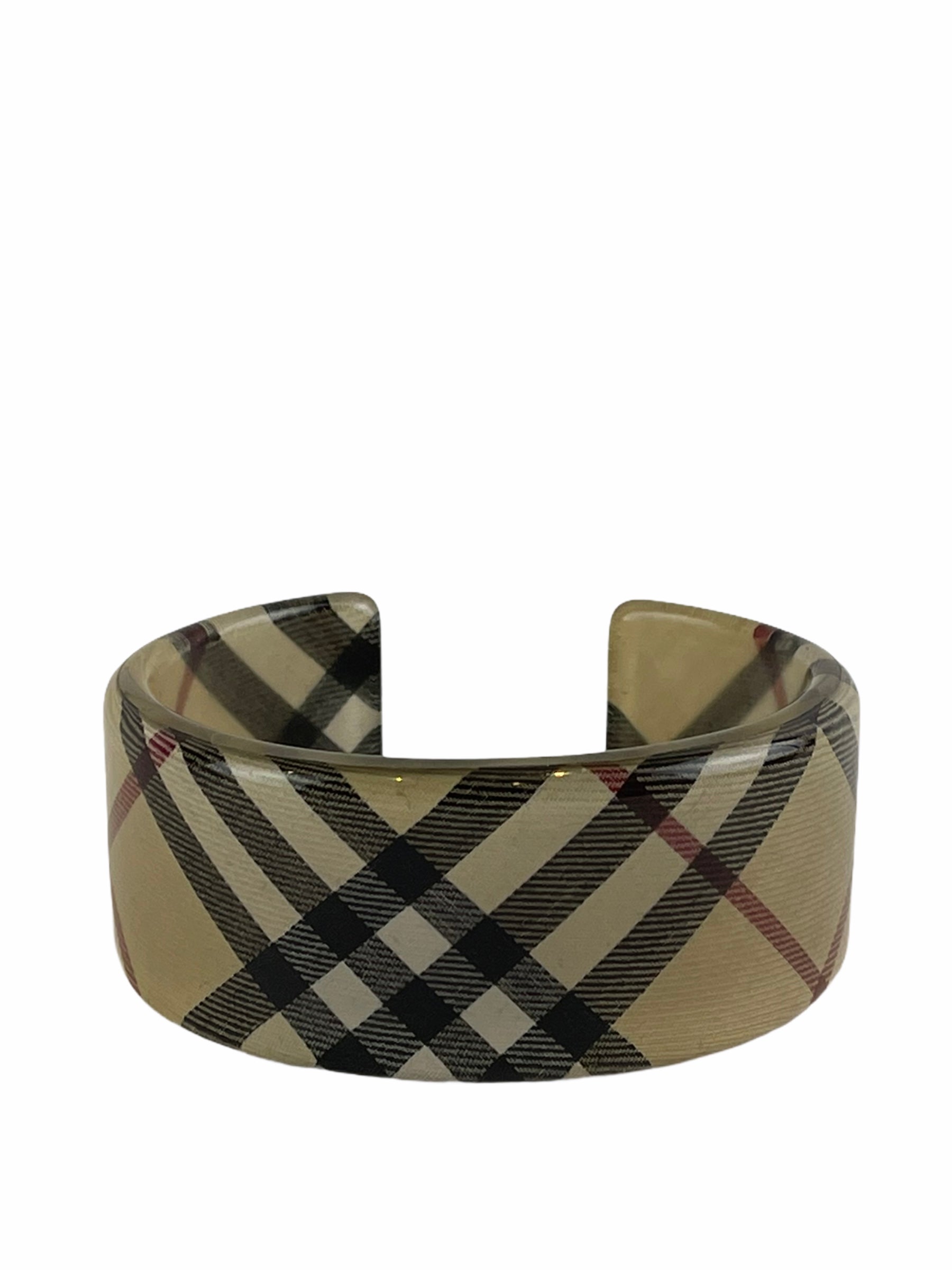 Burberry Nova Check Resin Cuff – Siopaella Designer Exchange