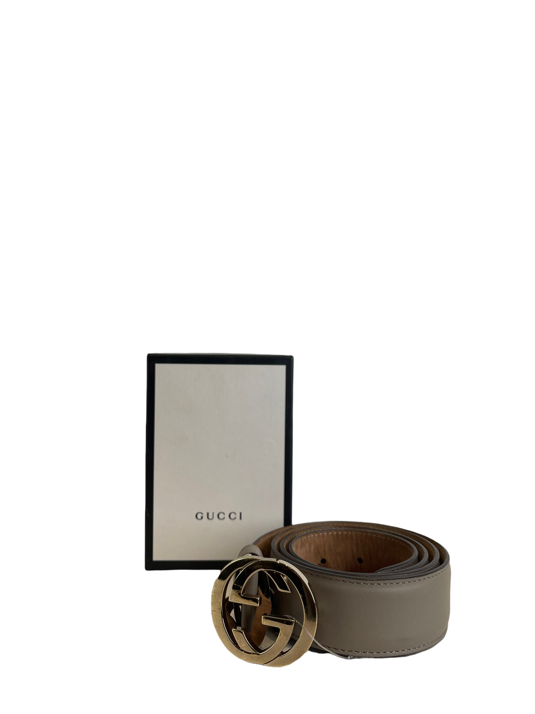 Gucci Grey Leather "GG" Belt – Siopaella Designer Exchange