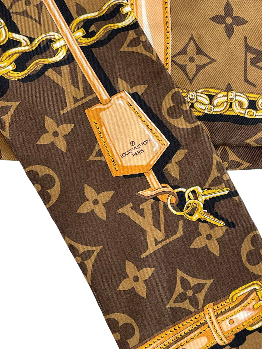 Louis Vuitton Monogram Print Twilly/ Scarf – Siopaella Designer Exchange