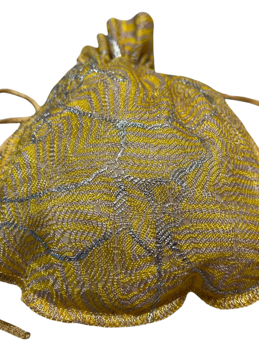 Missoni Yellow Metallic Pouch – Siopaella Designer Exchange