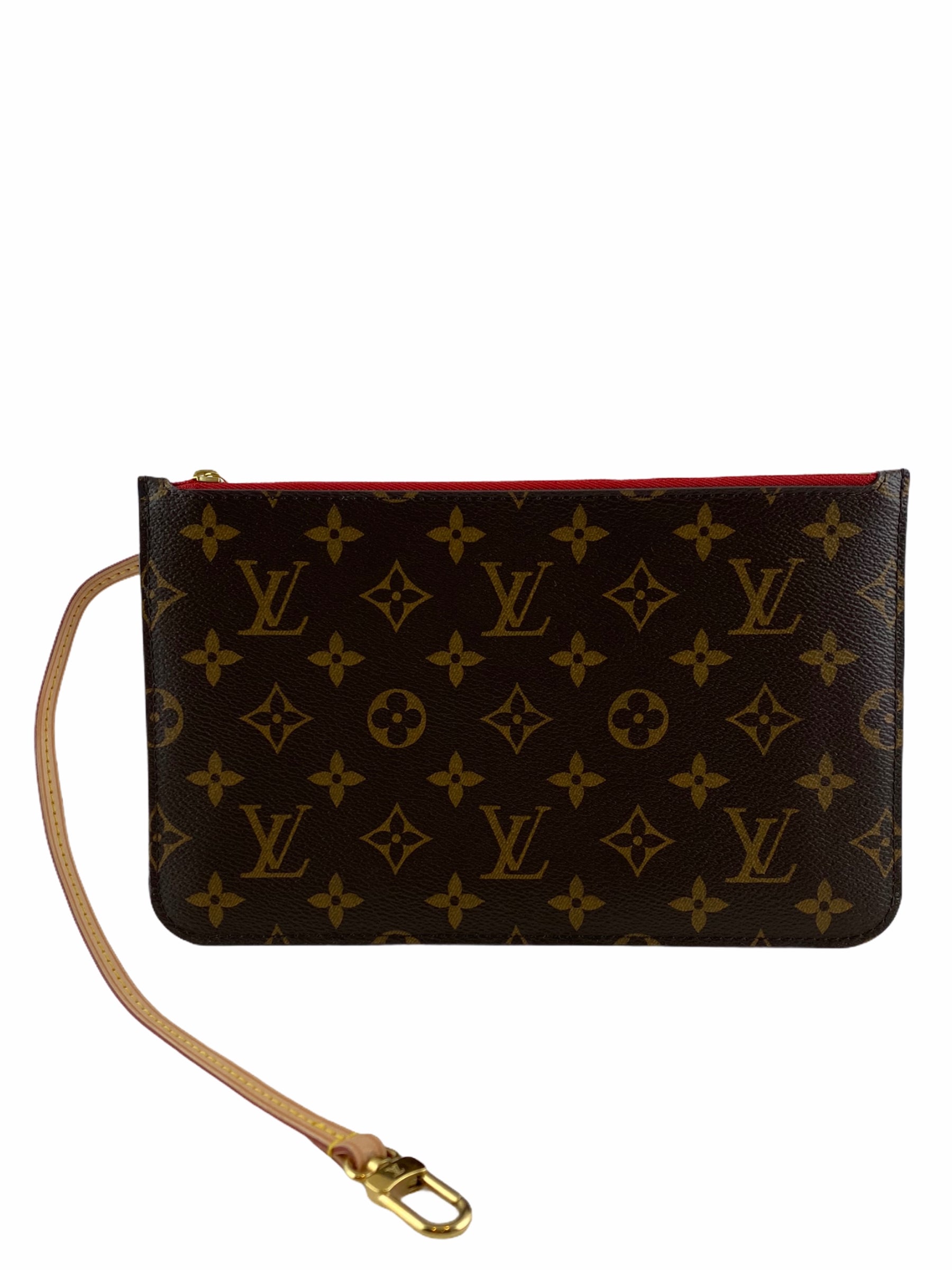 Louis Vuitton Monogram Canvas Pochette - Red Interior – Siopaella ...