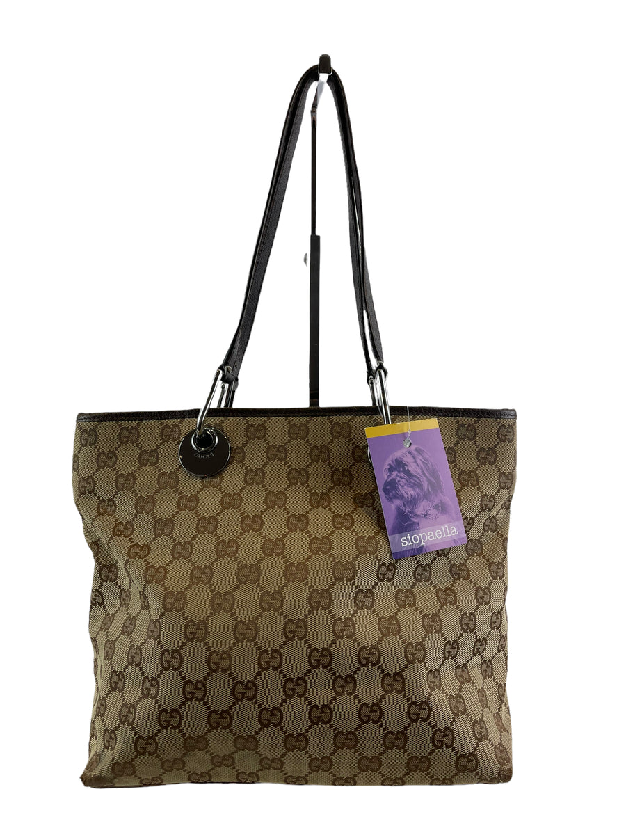 Gucci Monogram Canvas Tote – Siopaella Designer Exchange