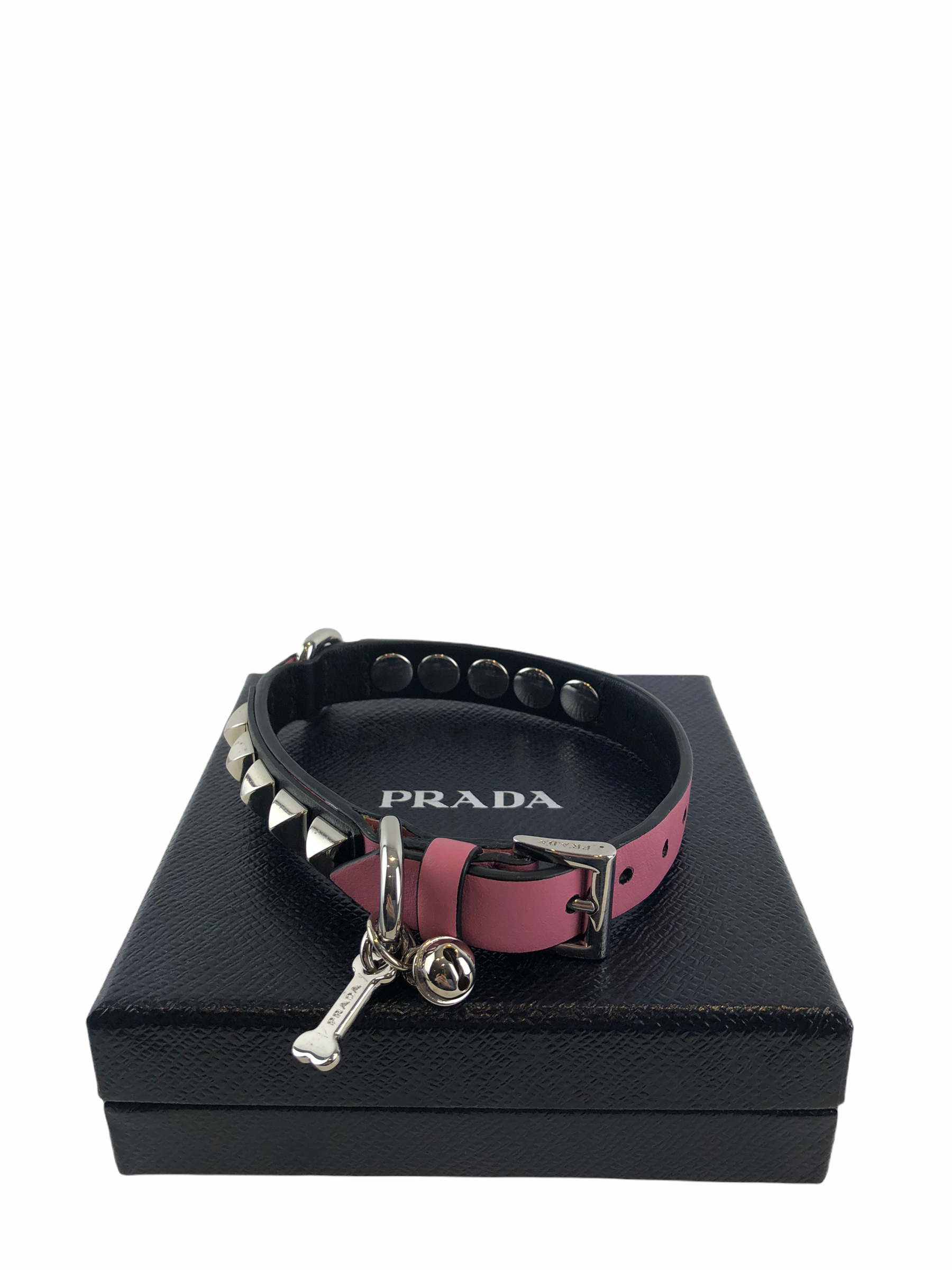 Prada Pink Leather Dog Collar – Siopaella Designer Exchange