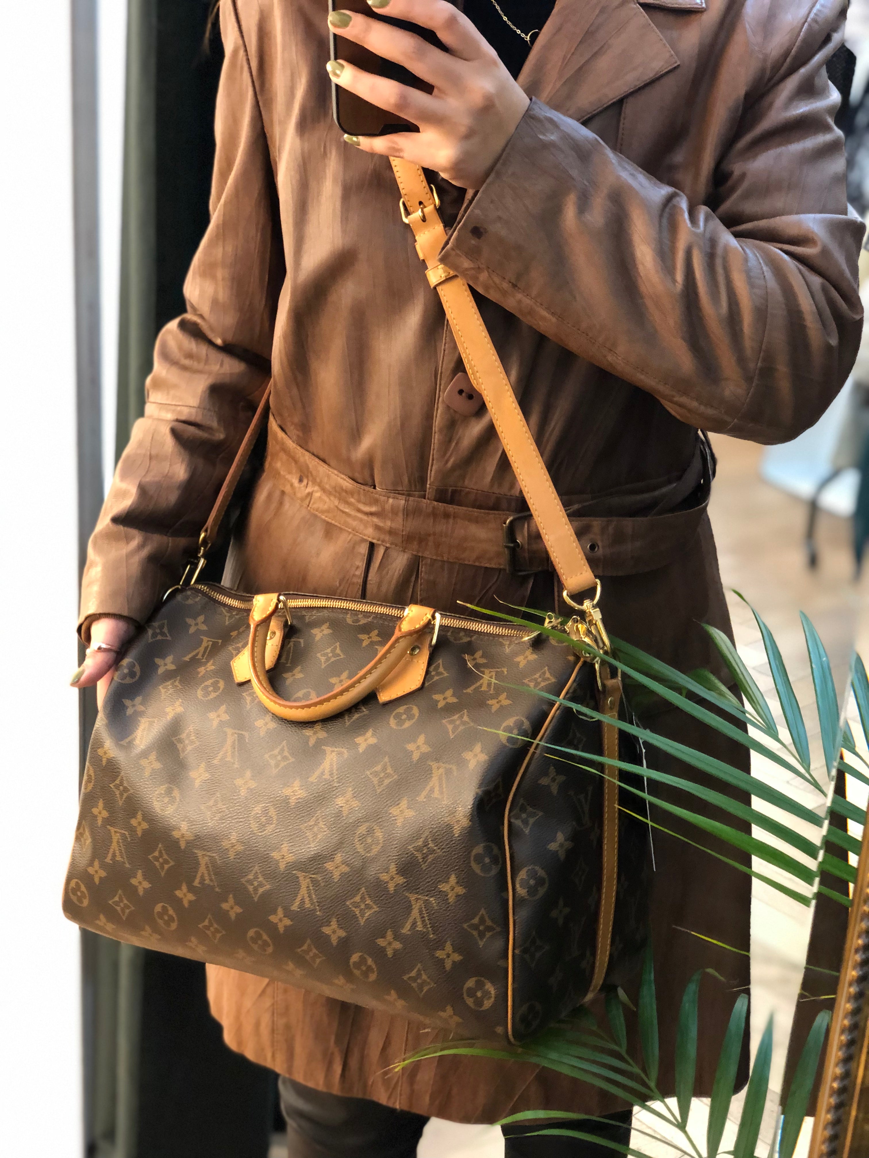 Louis Vuitton Monogram Canvas Speedy Bandoliere 35 – Siopaella Designer ...