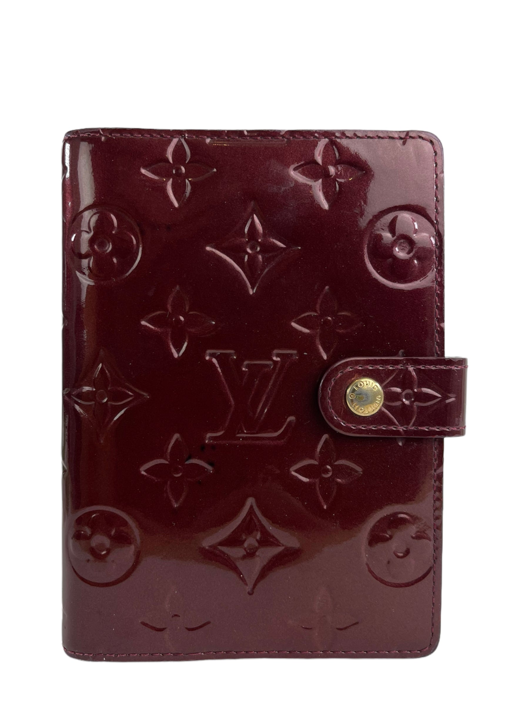 Louis Vuitton Burgundy Vernis Monogram Diary – Siopaella Designer Exchange