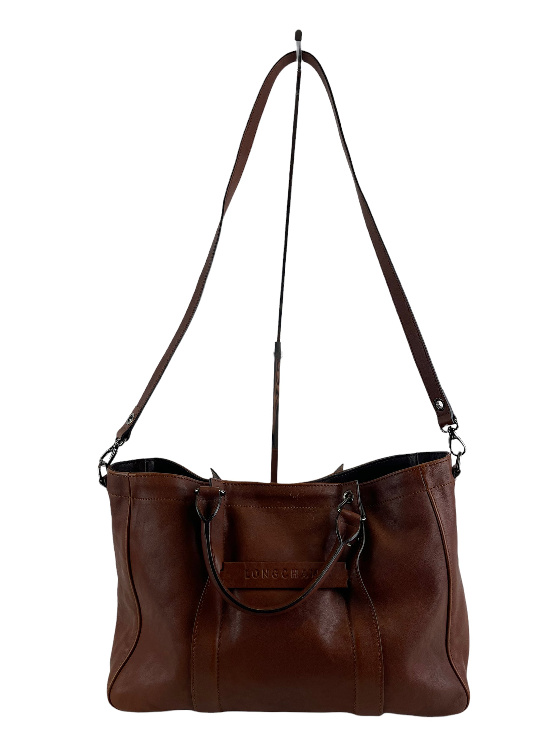 Longchamp Tan Leather Tote – Siopaella Designer Exchange