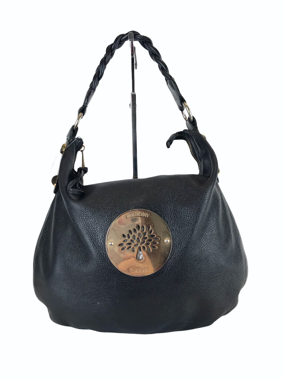 Mulberry Black Leather Mitzy Hobo - As Seen On Instagram 09/09/2020 ...